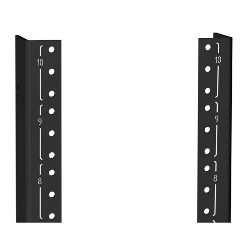 2U Blanking Panel | Snap-in Clips | Round | Black | 19" - The Top Site ...